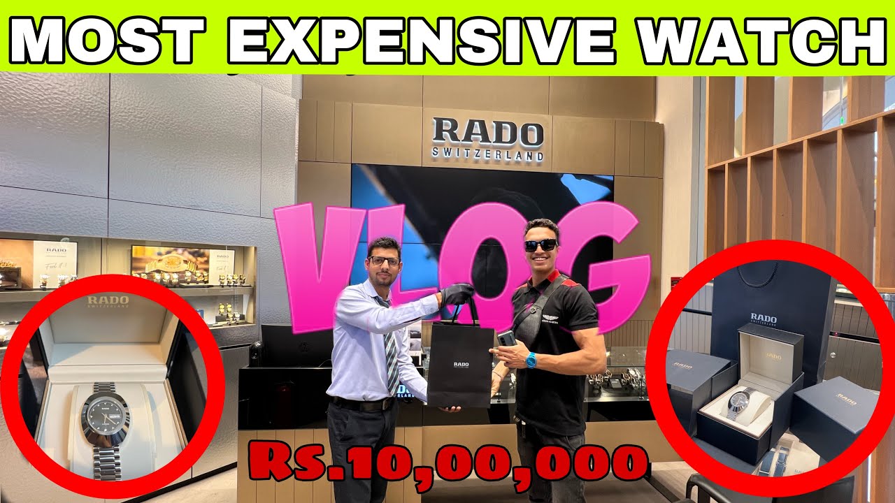 BUYING MOST EXPENSIVE WATCH WORTH FOR Rs.10,00,000!!😱🔥VLOG!!💸🔥 - YouTube
