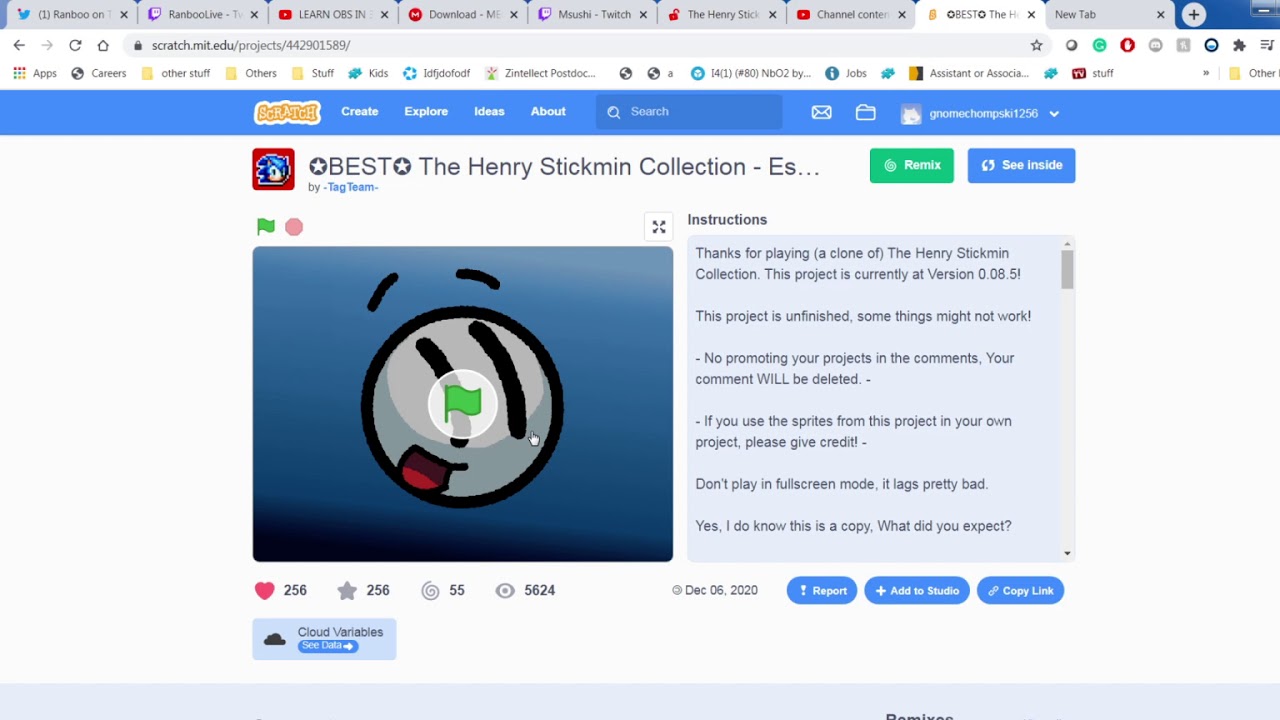 The best Henry Stickmin game on Scratch. - YouTube
