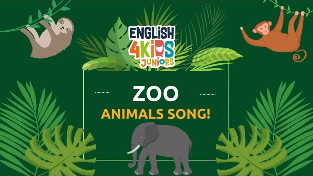 Aprende Animales de Zoológico con esta Canción para Niños en Inglés ...