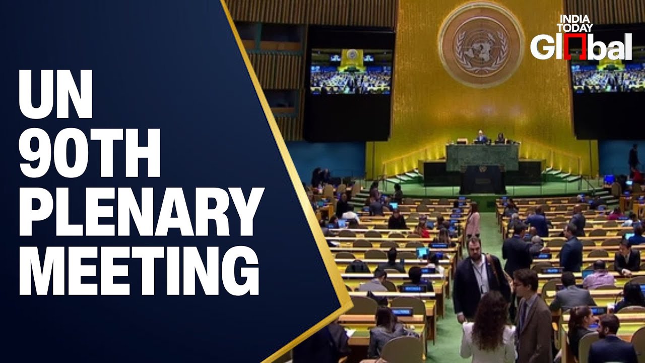 LIVE : UN General Assembly 90th Plenary Meeting – 79th Session - YouTube