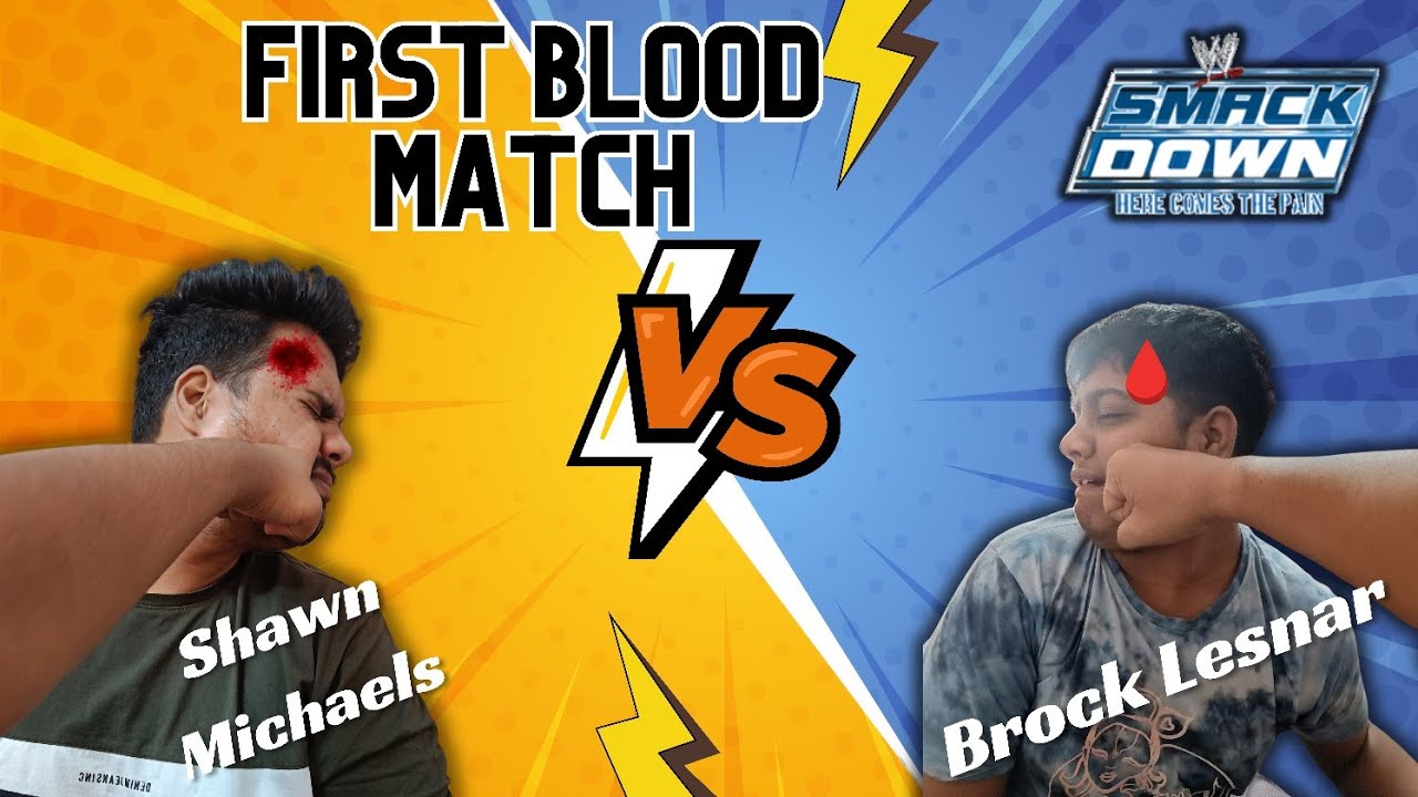 WWE First Blood Match With My Brother - YouTube