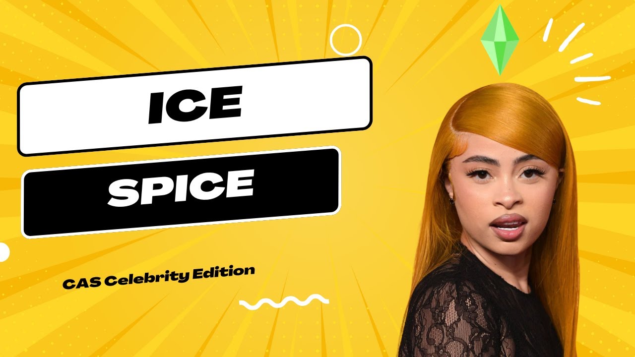 Ice Spice in The Sims 4 🍊 | CAS Celebrity Challenge - YouTube