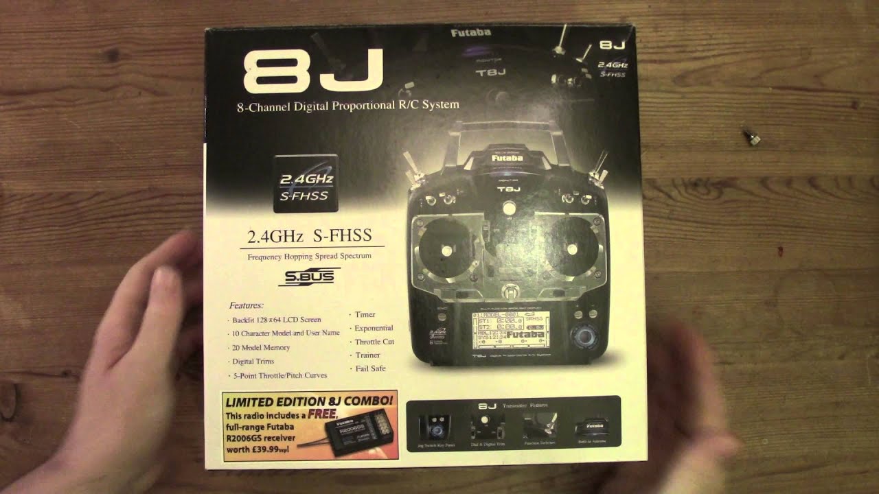 Futaba T8J Unboxing and quick look - YouTube