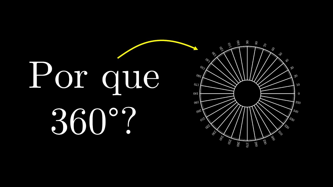 Por que o círculo tem 360 graus? Entenda em 360 segundos. - YouTube