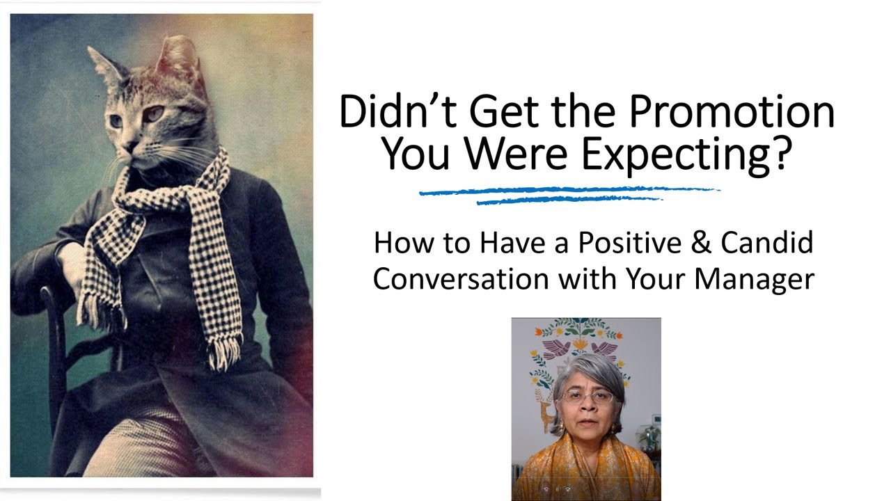 What to do when you don't get the promotion you expected - YouTube