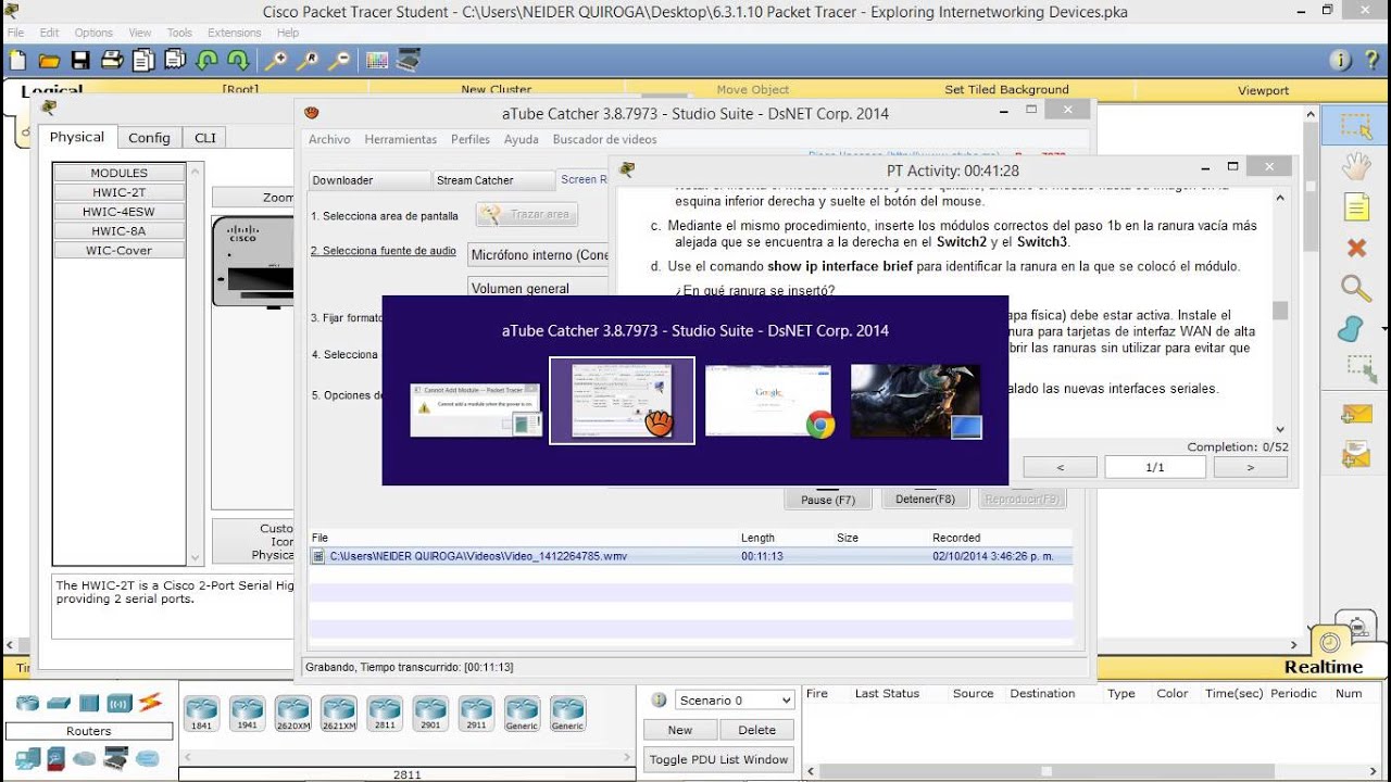 6 3 1 10 Packet Tracer Exploring Internetworking Devices - YouTube