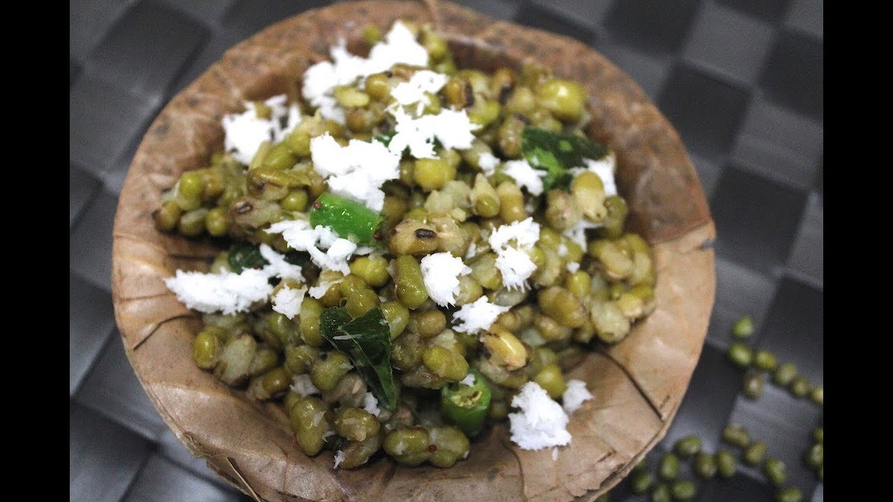 Pachai Payaru sundal recipe| green gram dhal sundal | mung beans | Pasi ...