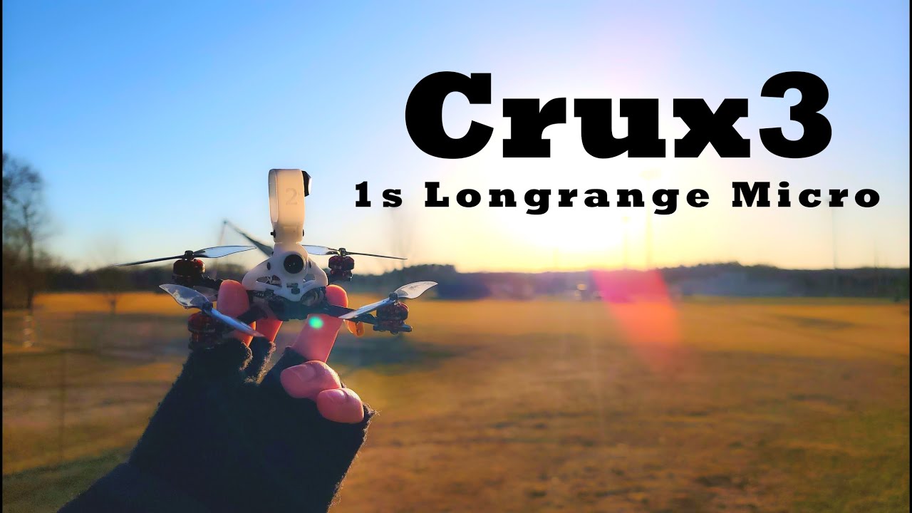 Crux3 ELRS 1s - a Long Range Micro Drone?? (Caddx Peanut) - YouTube