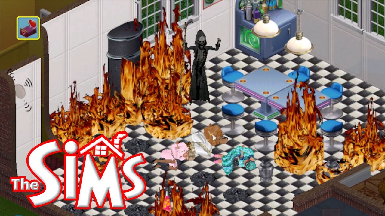 My Cult Party Went Up in Flames... Literally | The Sims 1 (No ...