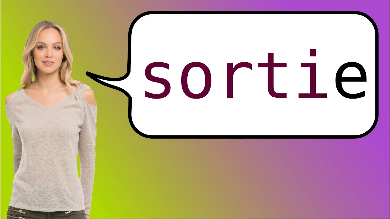 How to say 'exit' in French? - YouTube