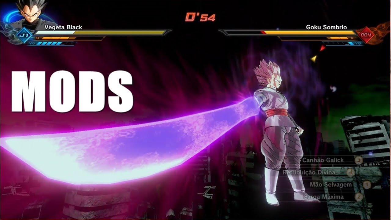 Dragon Ball Xenoverse 2 - DBX2 - MODs - Mod Vegeta Black - YouTube