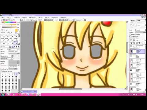 [How to Sai] #5 - สอนลงสี (มึนนิดๆ@__@) - YouTube