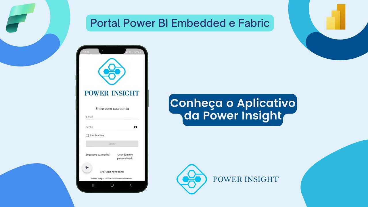 Portal Power BI Embedded- Aplicativo Móvel da Power Insight - YouTube