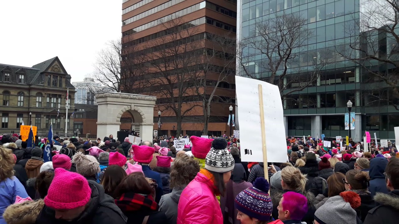 El Jones- Women's March- Halifax, Nova Scotia January 21, 2017 - YouTube