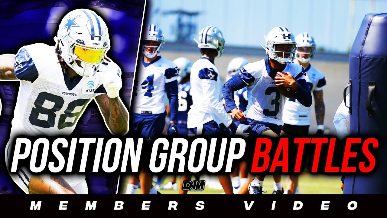 Members Video: Top 3 Position Group Battles Going Into DALLAS COWBOYS ...