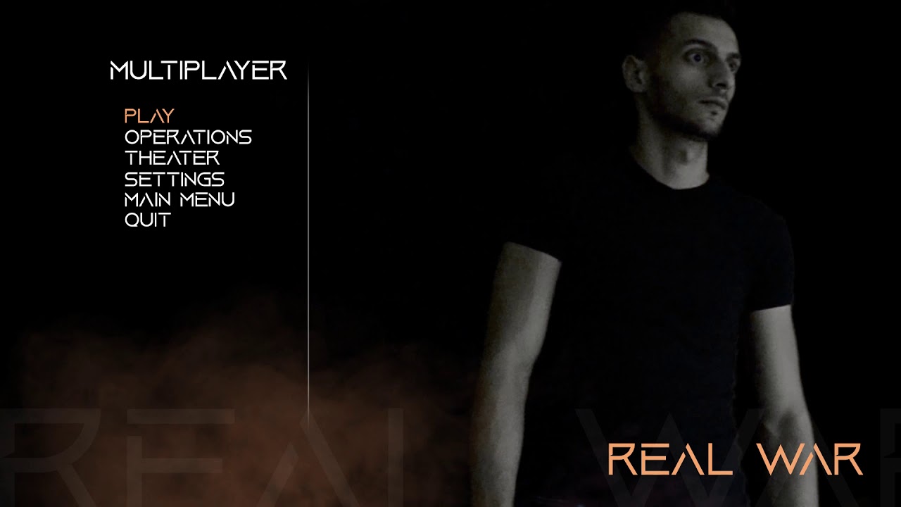 REAL WAR - GAME MENU (ADOBE AFTER EFFECT) - YouTube