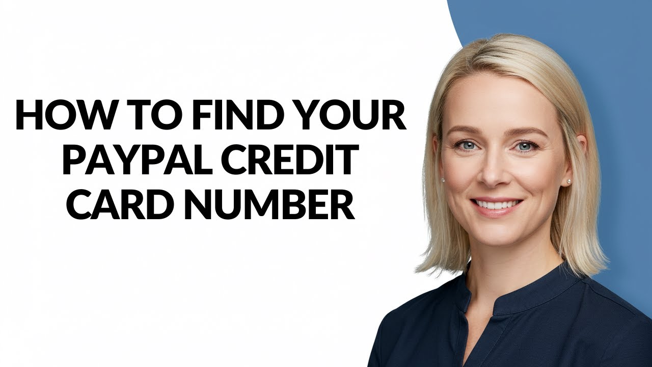 HOW TO FIND YOUR PAYPAL CREDIT CARD NUMBER - Julia'sTutorials - YouTube