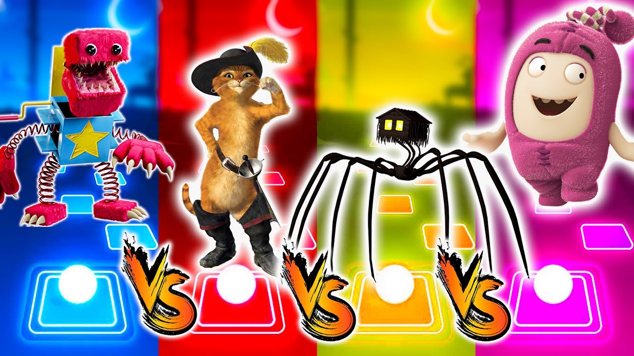 💥Boxy Boo 🆚 Cat in Boots 🆚 Spider Hous 🆚 Oddbobs Newt Hop Edm Rush💥 ...