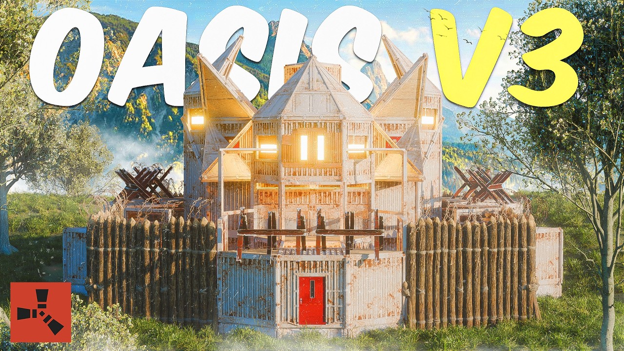 The Oasis V3 - The PERFECT Solo/Duo/Trio RUST Base - 2025 - YouTube
