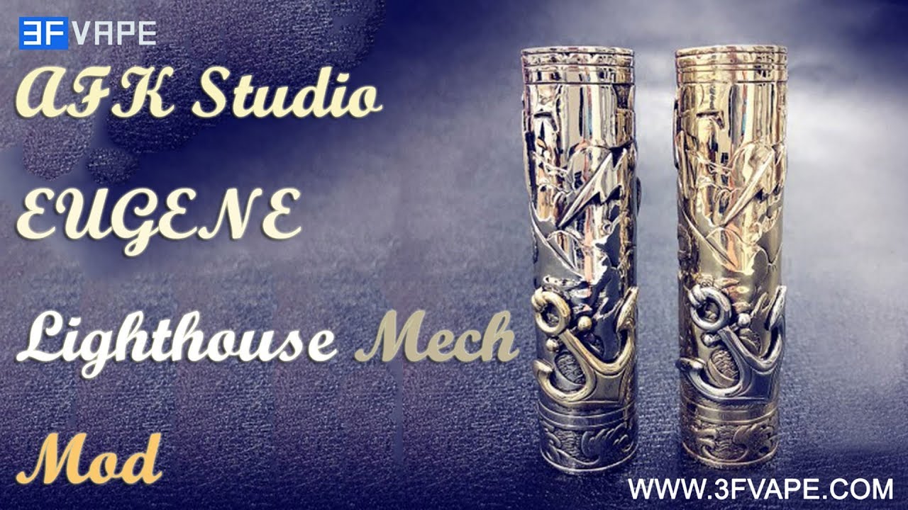 AFK Studio EUGENE Lighthouse Mech Mod - YouTube