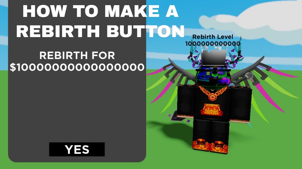 Roblox Studio How To Make A Rebirth Button - YouTube