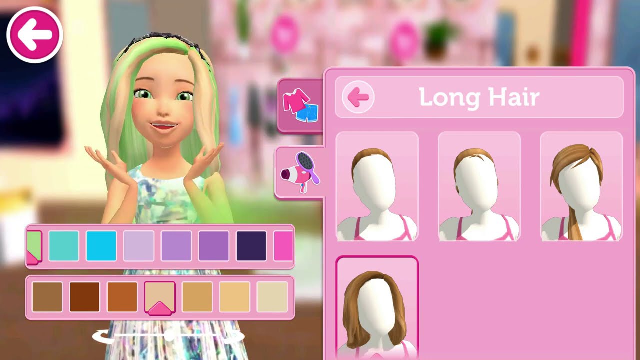 Barbie Dreamhouse Adventures - Cute New Dress for Barbie - Simulation ...