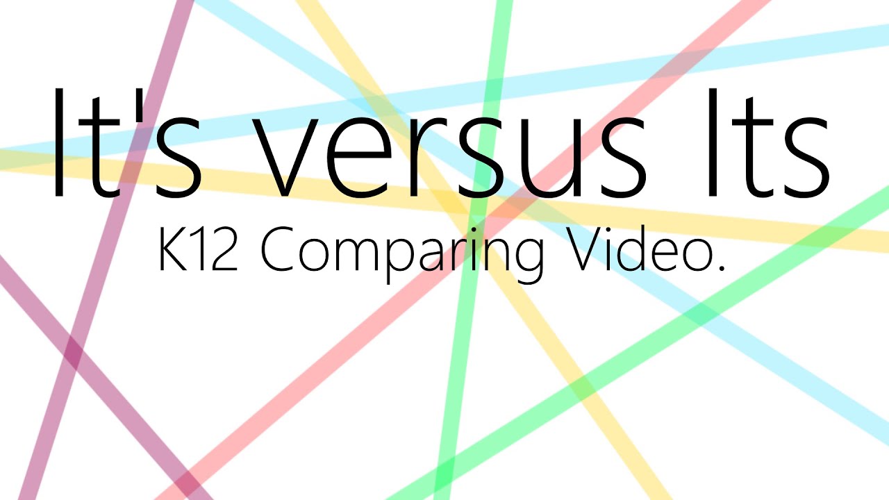 It's versus Its - GSNEducation - Grades 3-6 - Commonly Confused Words 1 ...