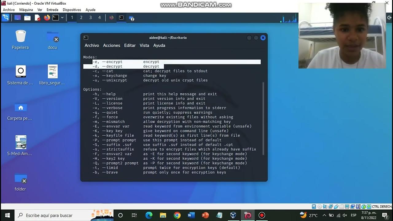 ENCRIPTAR Y DESENCRIPTAR ARCHIVOS EN LINUX - YouTube
