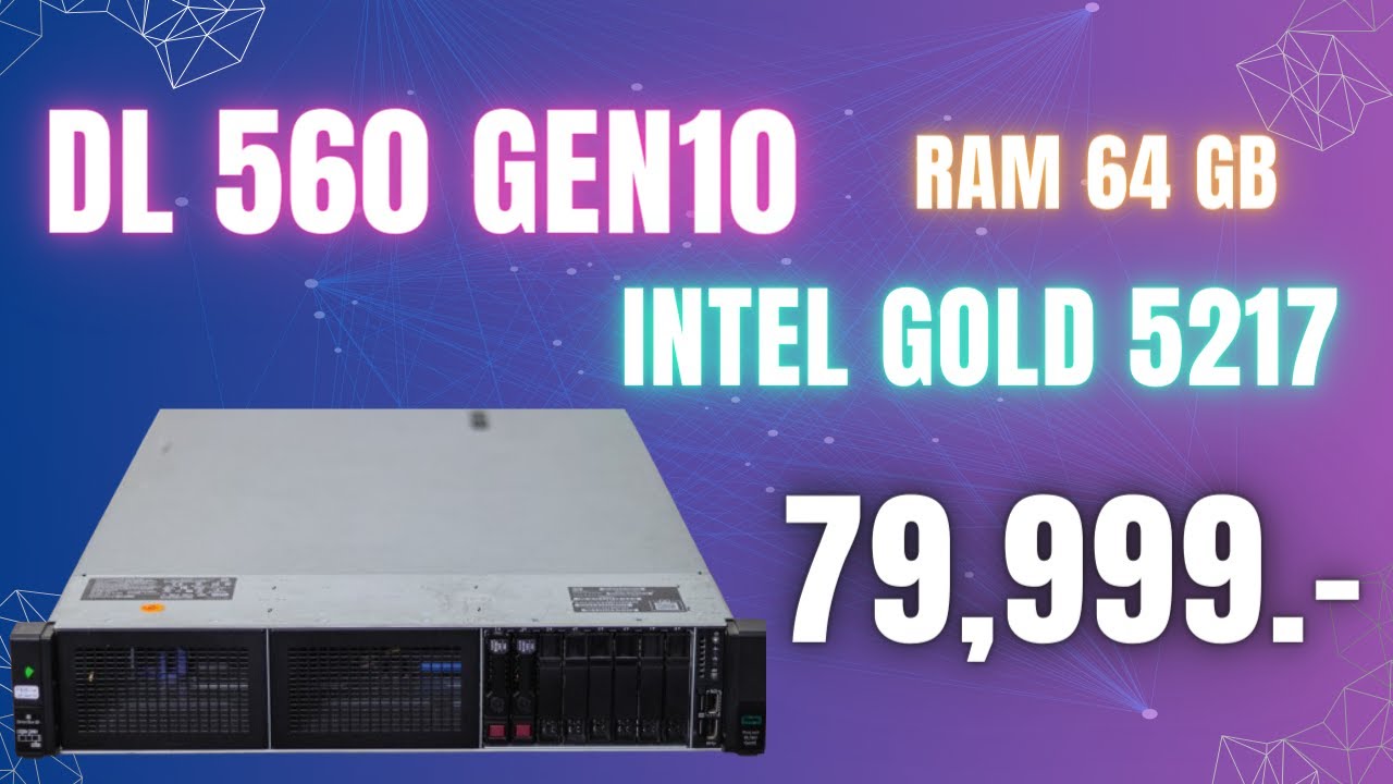 79,999.- HPE ProLiant DL560 Gen10 - YouTube