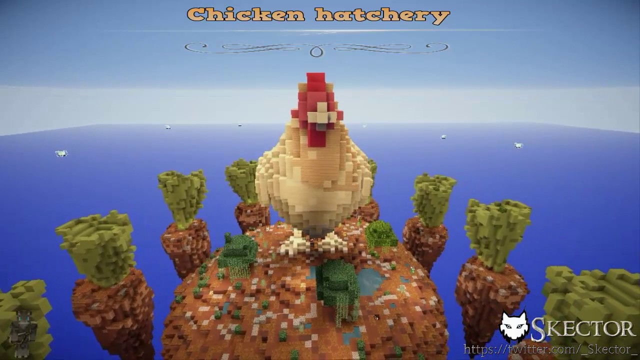Skywars " Chicken hatchery " ( Minecraft ) - YouTube
