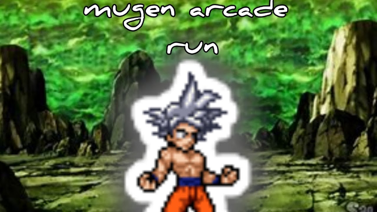 mugen arcade mode run goku mui - YouTube