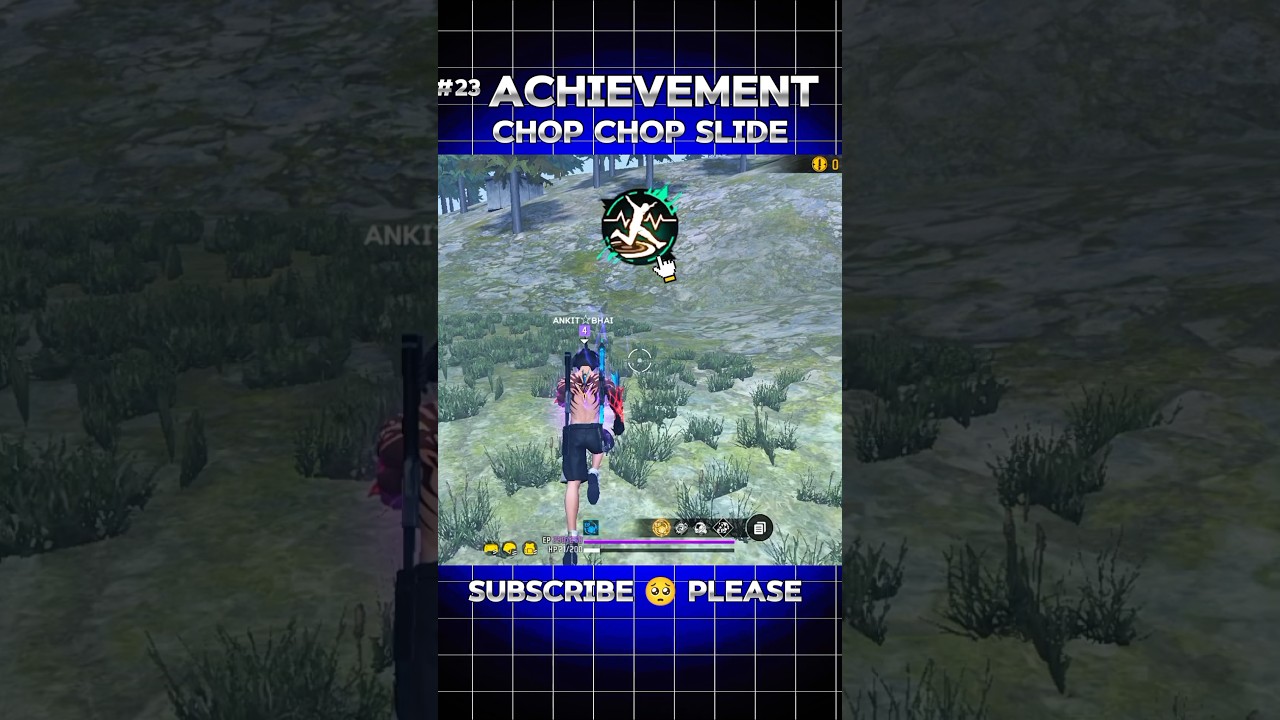 Chop chop slide Achievement Free fire Mission #freefire #shorts # ...