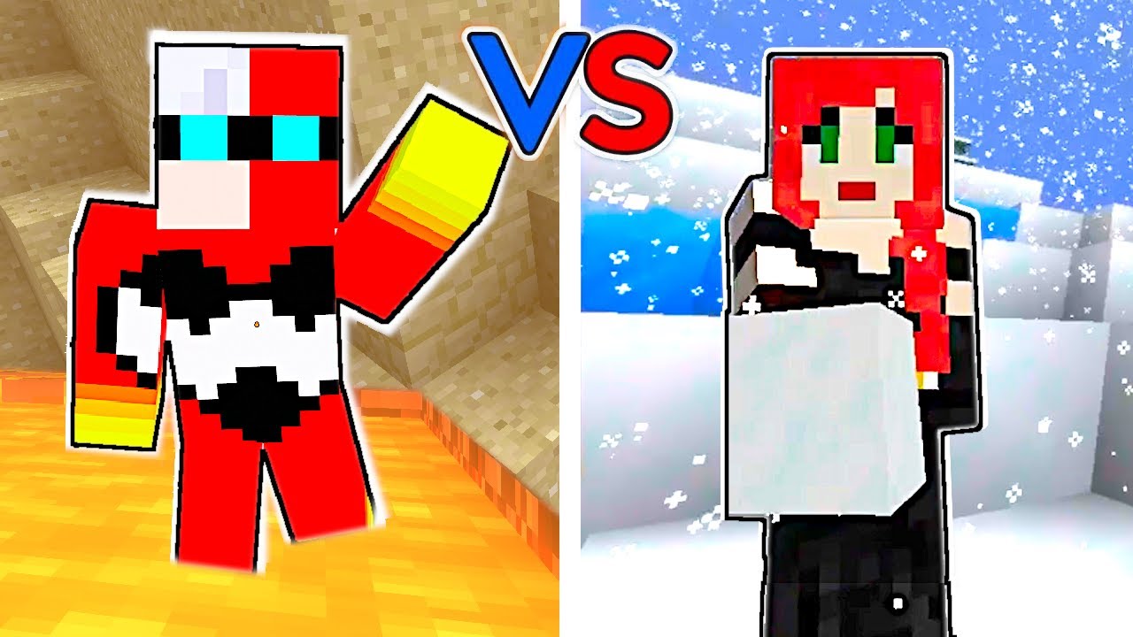 HOT vs COLD Minecraft - YouTube