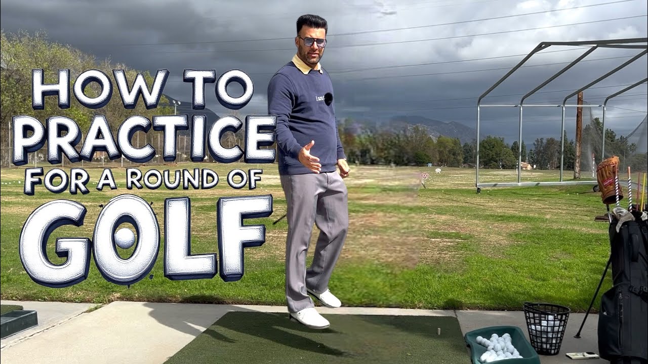 How to practice for a round of golf - YouTube