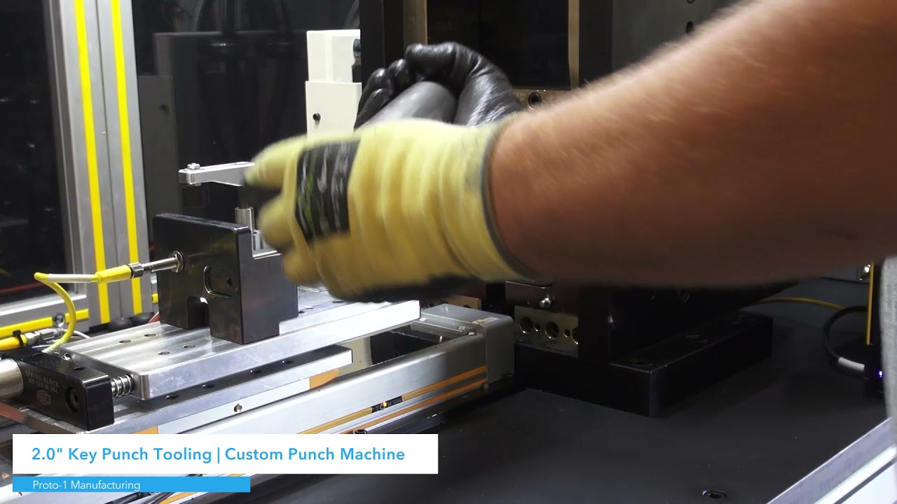 Keyway Punch | Tube End Forming | Proto-1 Manufacturing - YouTube