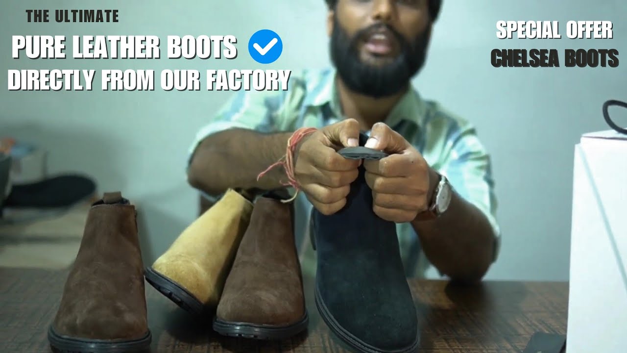 PURE LEATHER BOOTS DIRECTLY FROM FACTORY l MENS FASHION l CHELSEA BOOTS ...