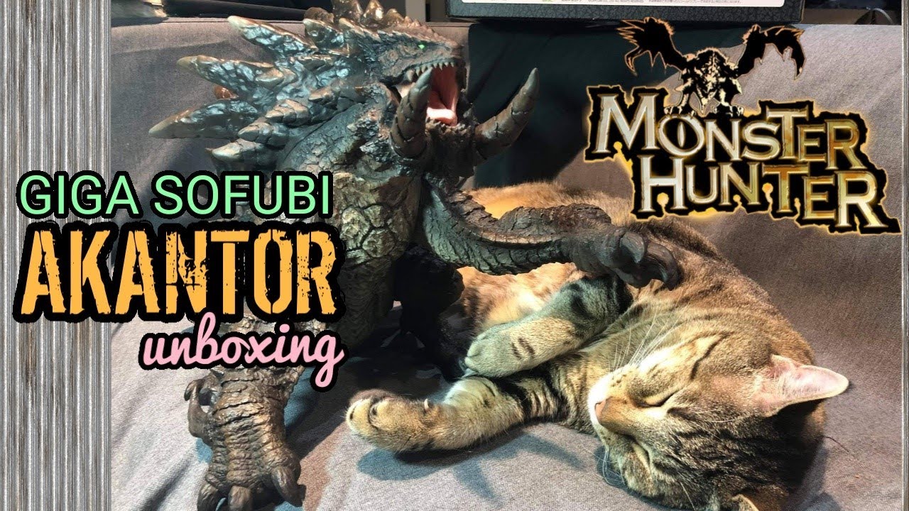 Unboxing with Cats! HUGE Akantor Monster Hunter @monsterhunter - YouTube