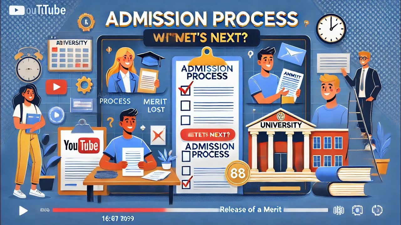 ADMISSION PROCESS AFTER MERIT LIST || MERITS LIST SPRING ADMISSION 2025 ...