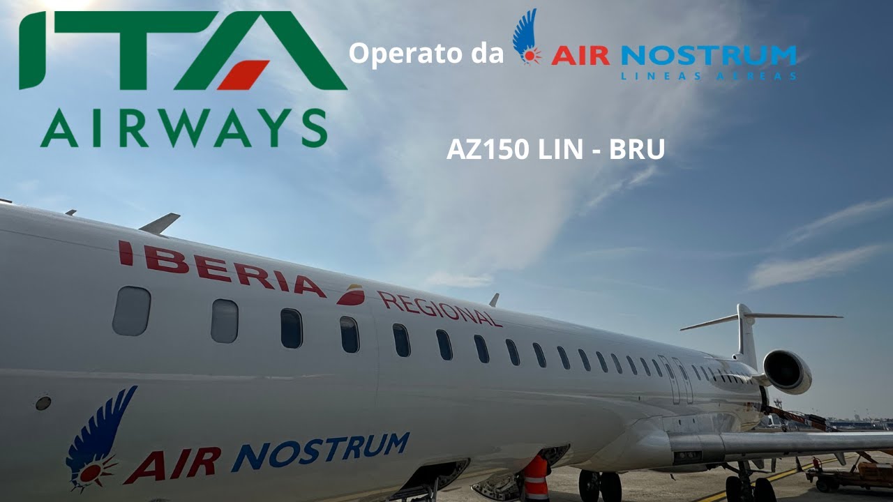 Volo ITA Airways operato da Air nostrum (Iberia regional) | Bombardier ...