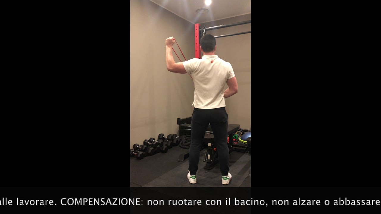 Shoulder External Rotation at 90° Shoulder Abduction - YouTube