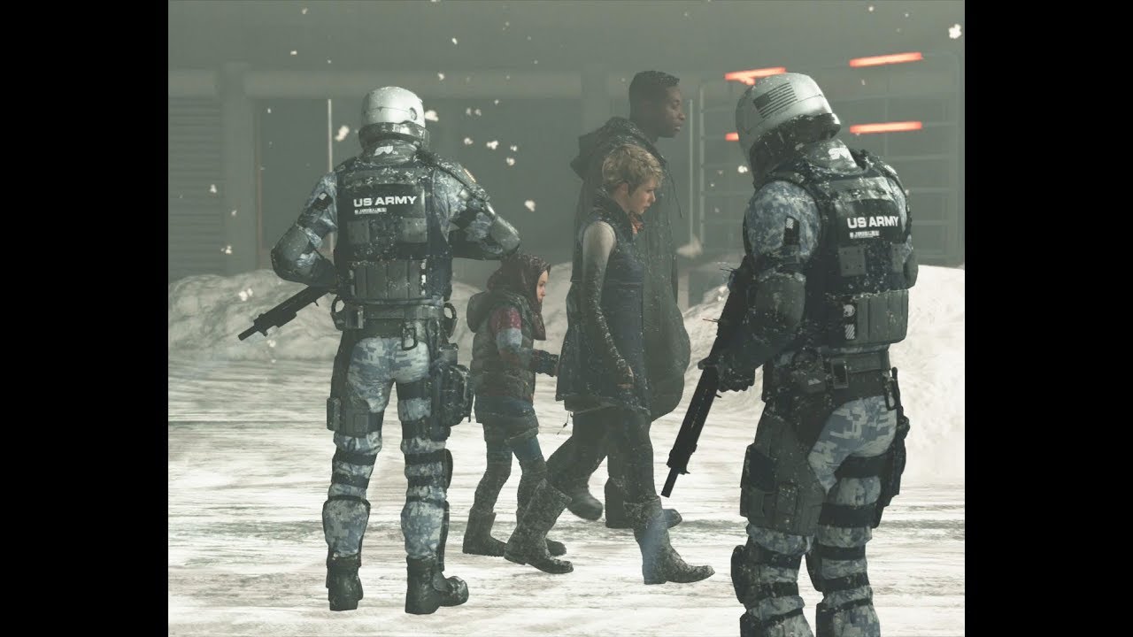 Detroit Become Human How To Get Pass The Guards At Bus Station - YouTube