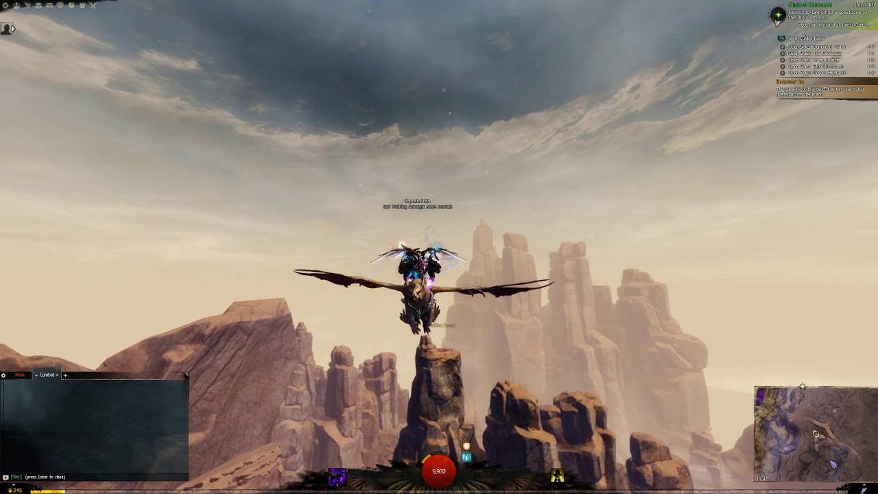 Griffon mount - Hidden mount - Guild Wars 2 - YouTube