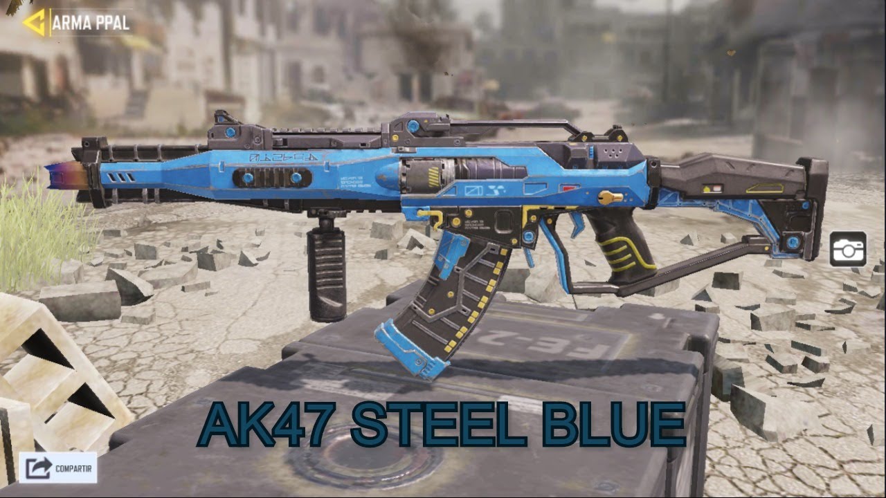 AK47 STEEL BLUE en RANKED de CALL OF DUTY MOBILE - YouTube