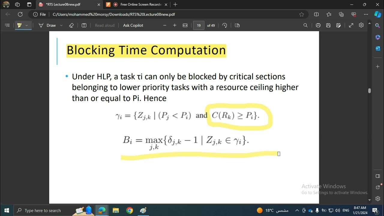Rtos Lecture 8 Part 1 Hlp Youtube 6162