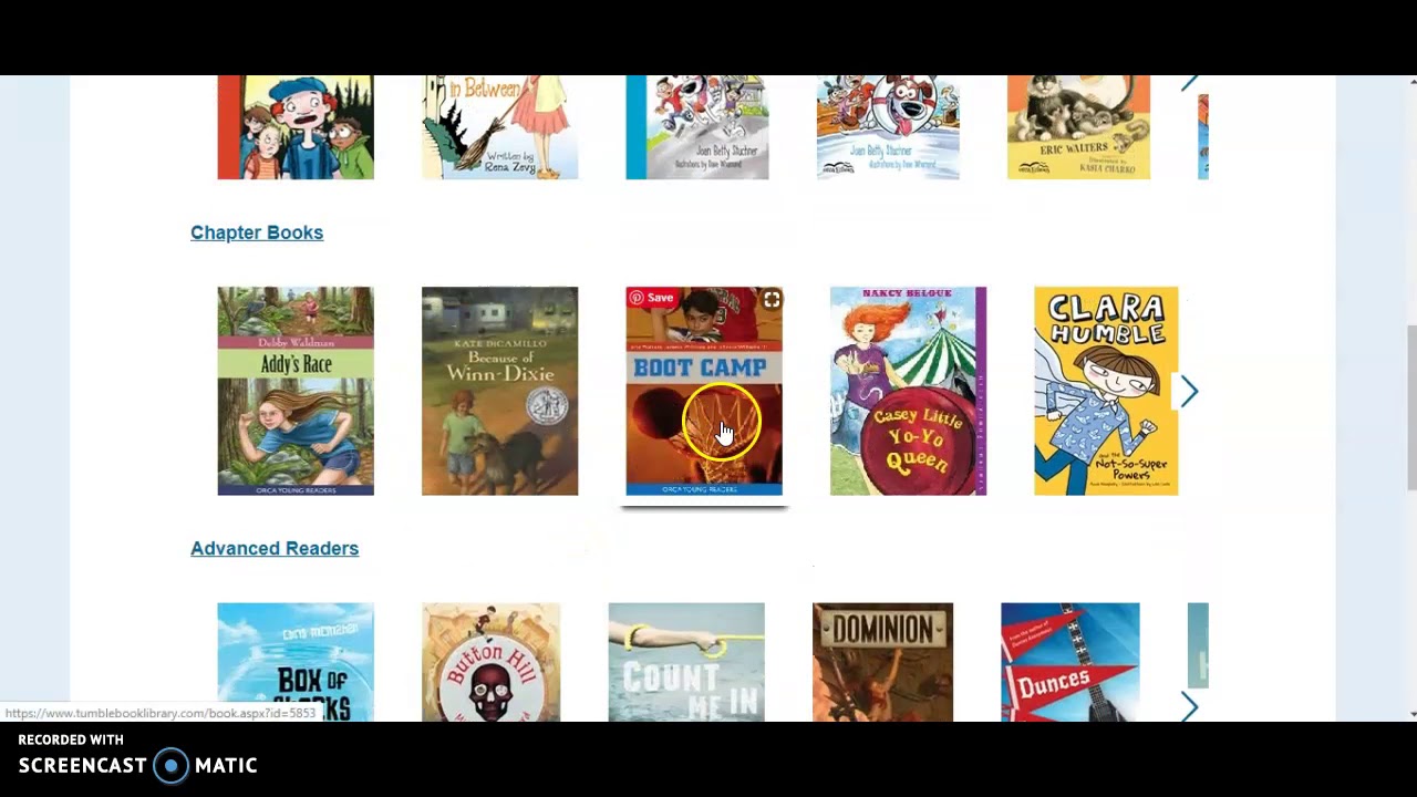 TumbleBook Walk Through - YouTube