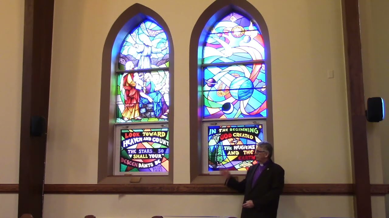 A Tour of the Church of the Epiphany Stained Glass Windows - YouTube