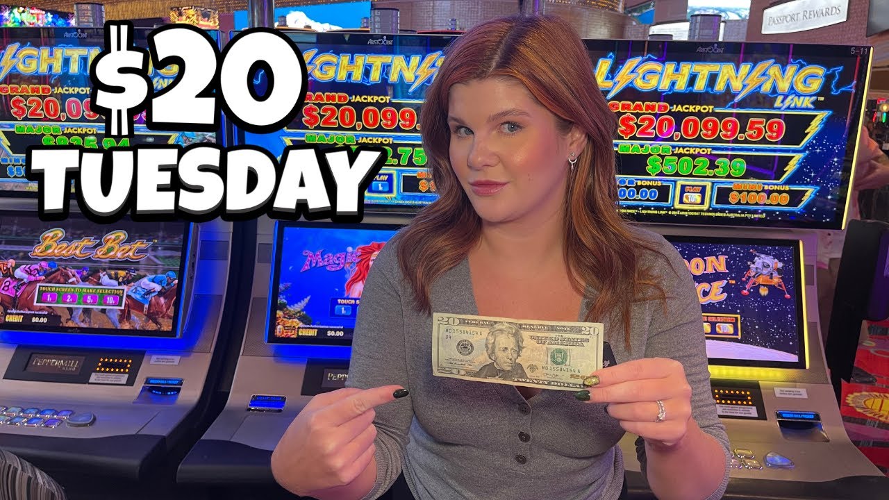 How Long Will $20 Last in Lightning Link Slot Machines?! - YouTube