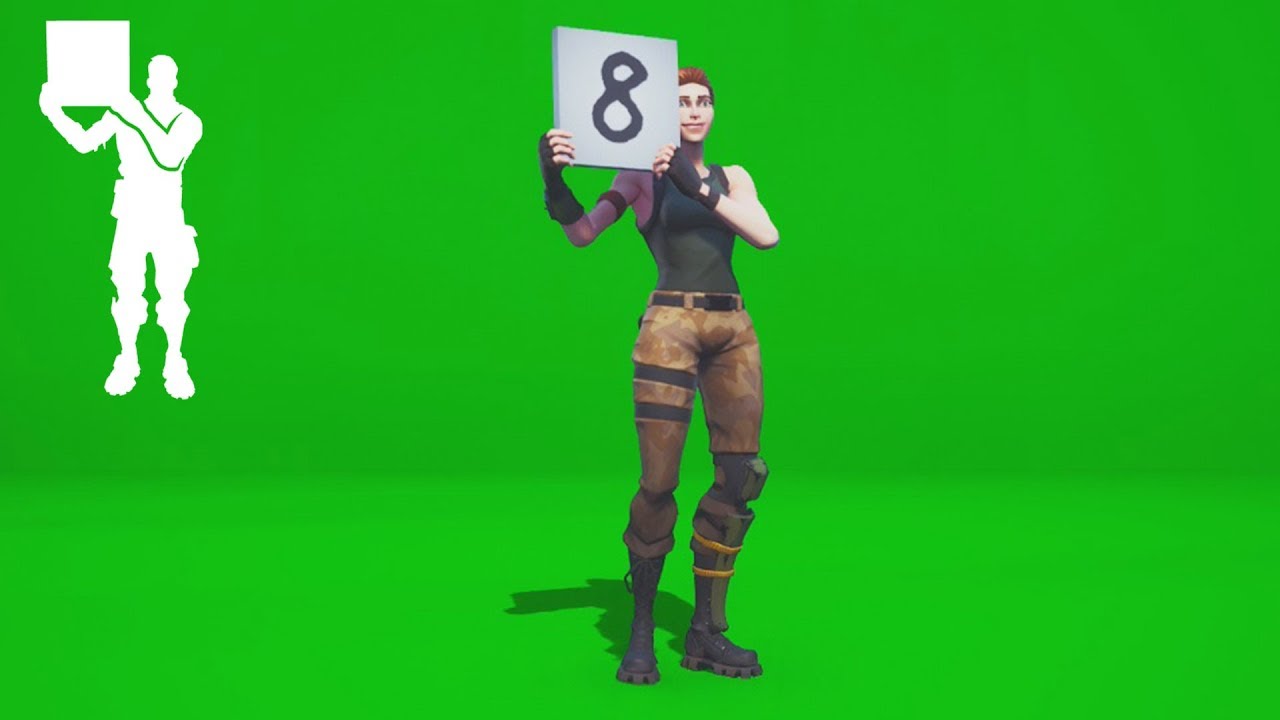 SCORECARD Fortnite Emote - Green screen Effect - YouTube