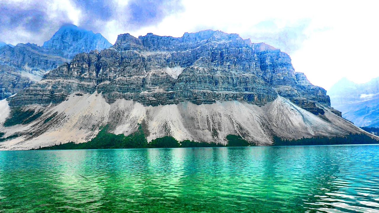 Jasper valley of five lakes, old fort, and athabaska glacier views on ...