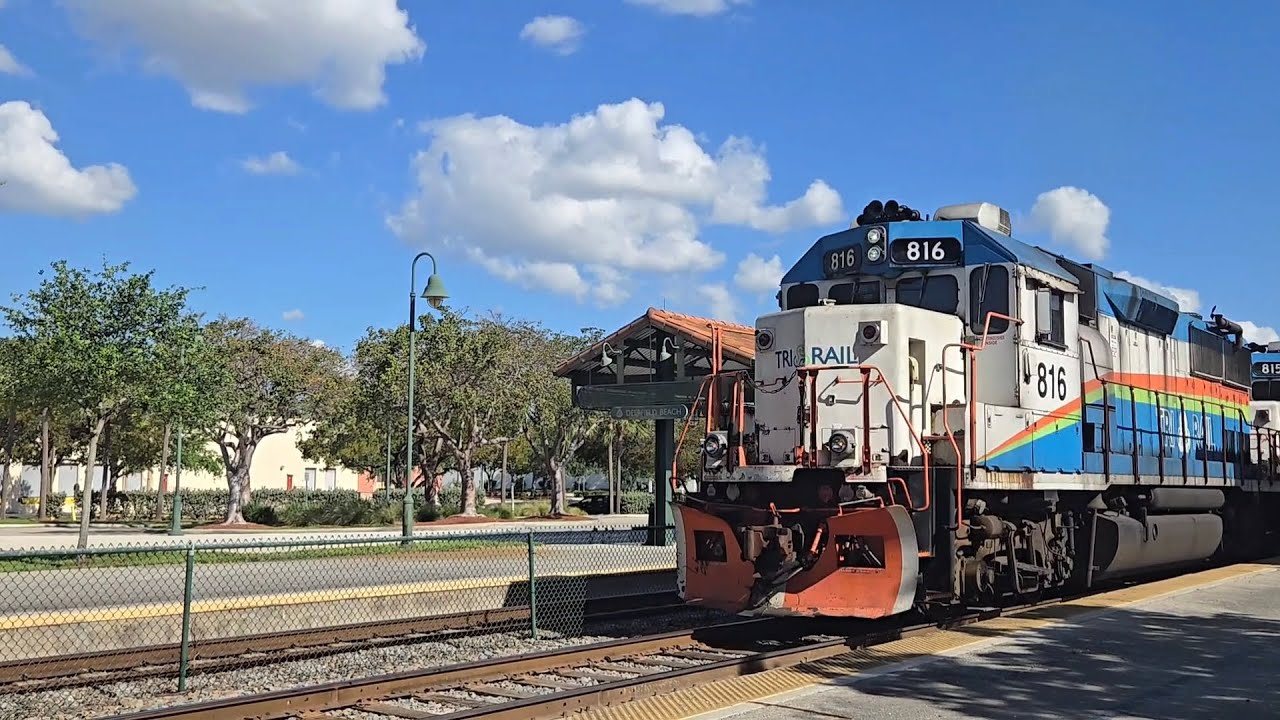 GP49! Tri-Rail P669 SB 3-30-24 @1018AM - YouTube